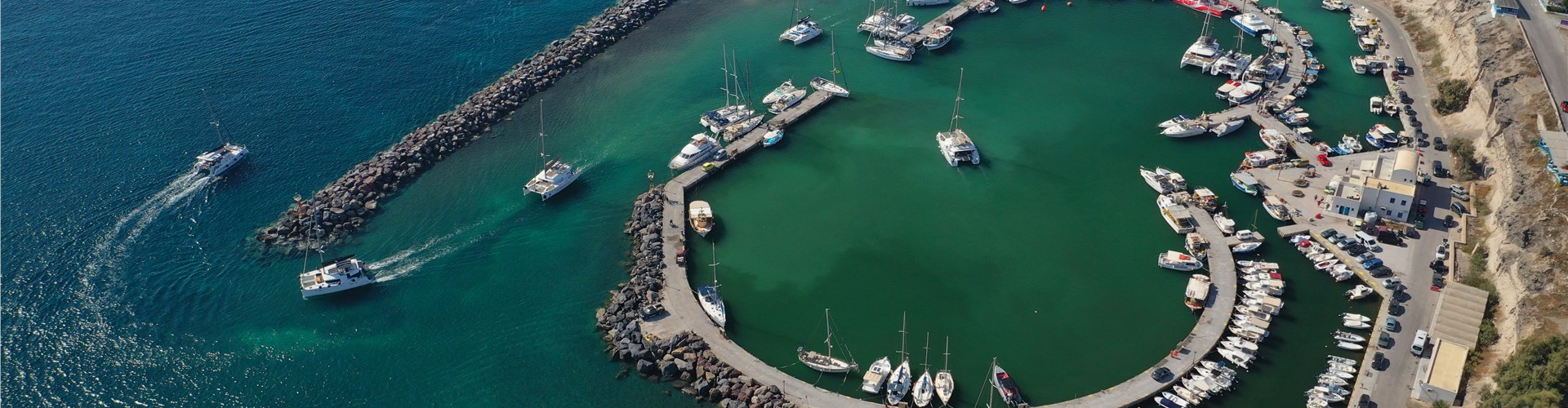 Catamaran Santorini Site Map | Catamaran Santorini